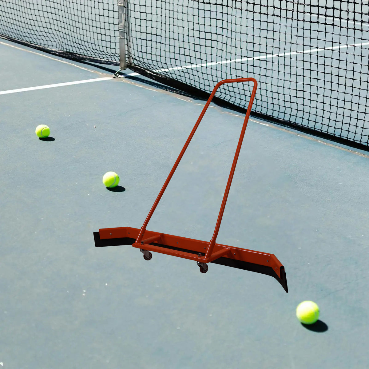 Tennis Court Squeegee with Wheels Heavy Duty Water Remover Floor Sweep