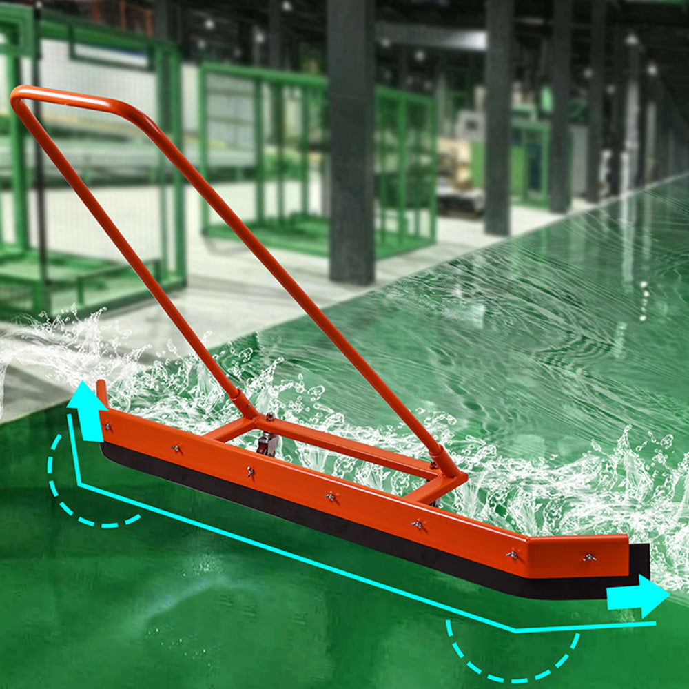 Tennis Court Squeegee with Wheels Heavy Duty Water Remover Floor Sweep