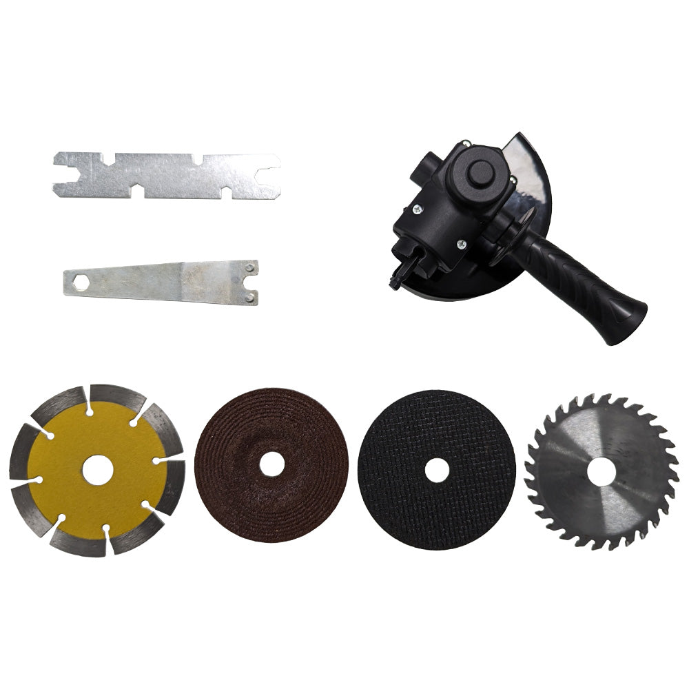 Drill To Angle Grinder Adapter Converter Cutting Fixing Bracket Kit Ac