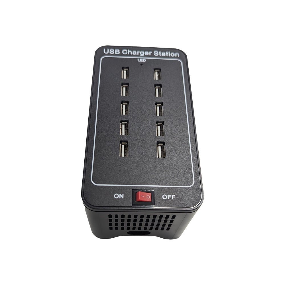 USB Charger 10 Ports HUB 25A 125W Universal Fast Charging AU plug