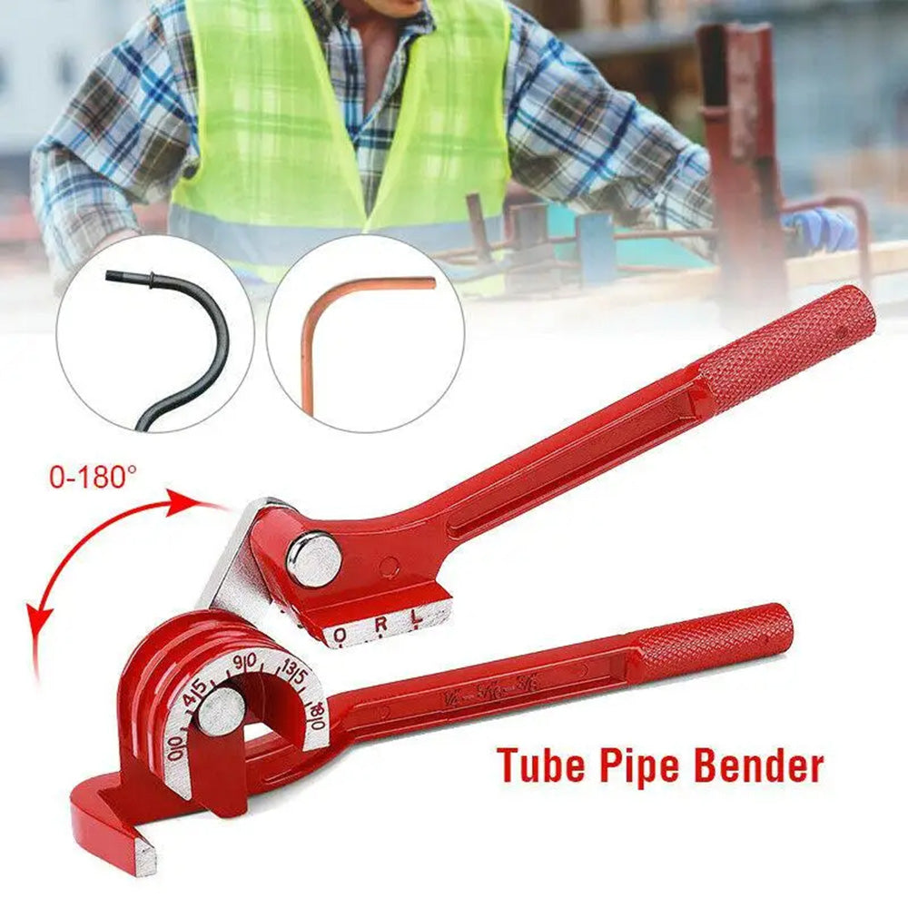 3 in 1 Tubing Pipe Bender 1/4 5/16 3/8in Aluminum Copper Steel Fuel Br