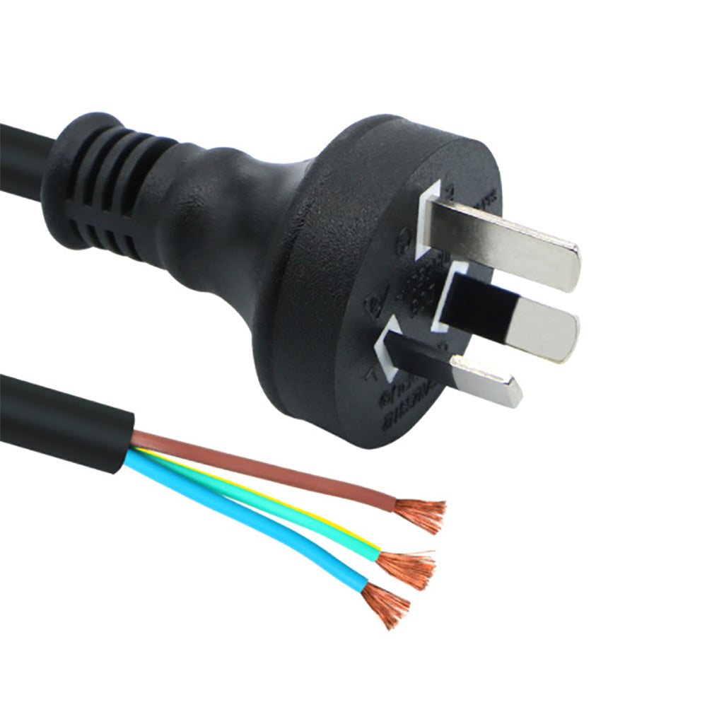 AU 3PIN Power Adapter Cable 3X0.75 Square copper wire 10A 250V Cord 1.