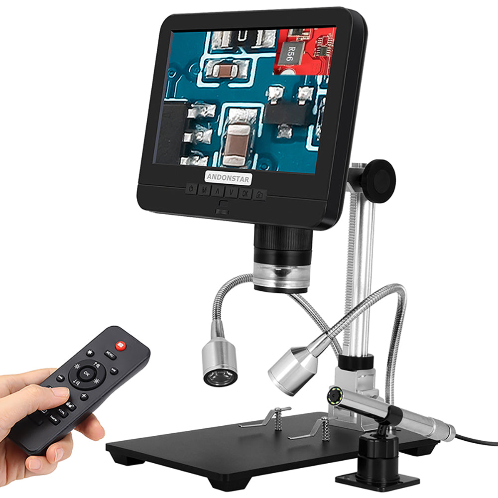 Double lens 7'' microscope and endoscope electronics digital microscop