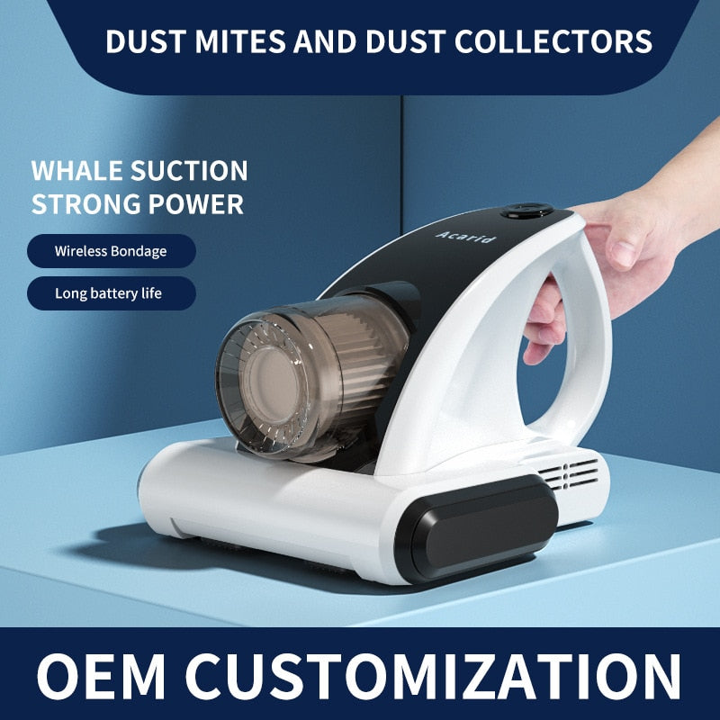 10KPa Mite Removal Vacuum Cleaner Wireless Powerful Suction USB Rechar