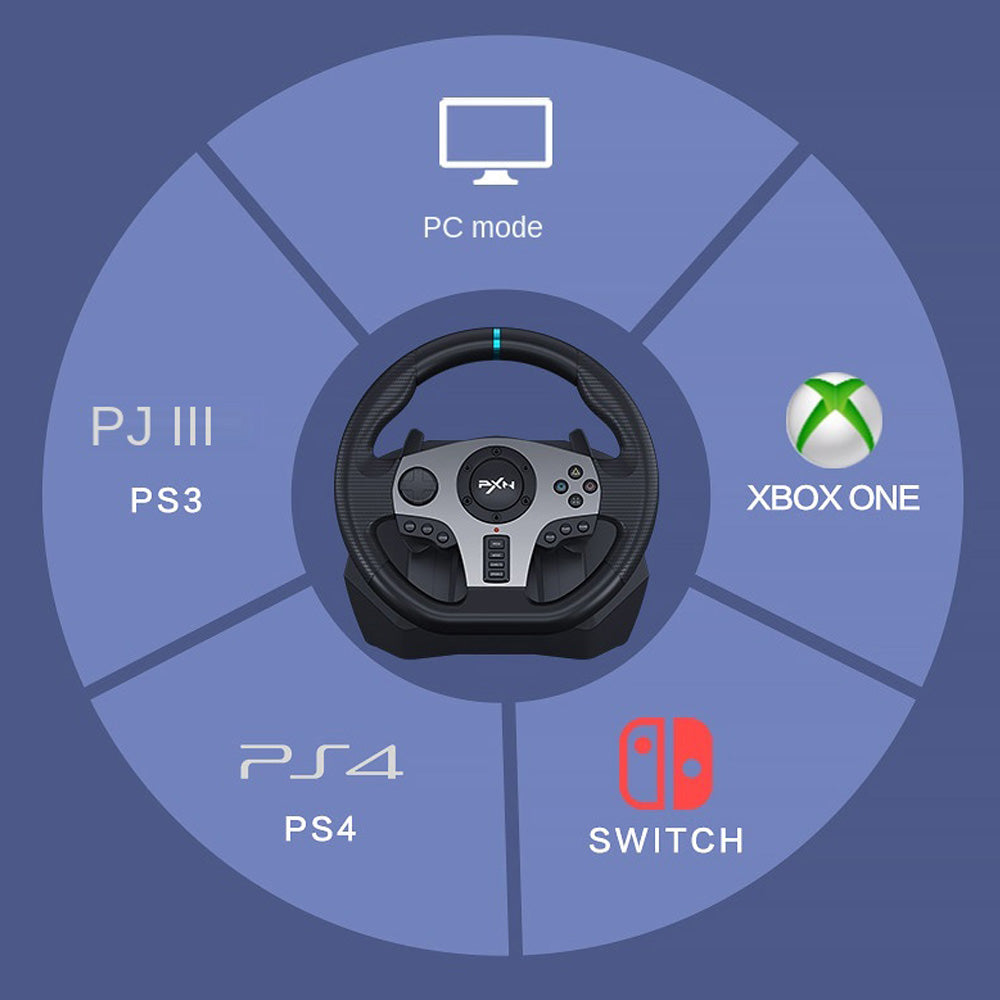 900 Degree Racing Game Aiming Wheel PC Game Machine Car Simulation Dri